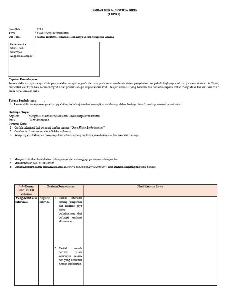 LKPD TP 1 | PDF