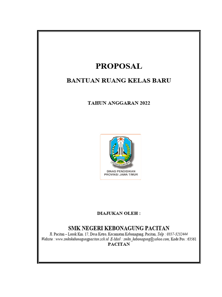 Daftar Isi Proposal RKB 2021 | PDF