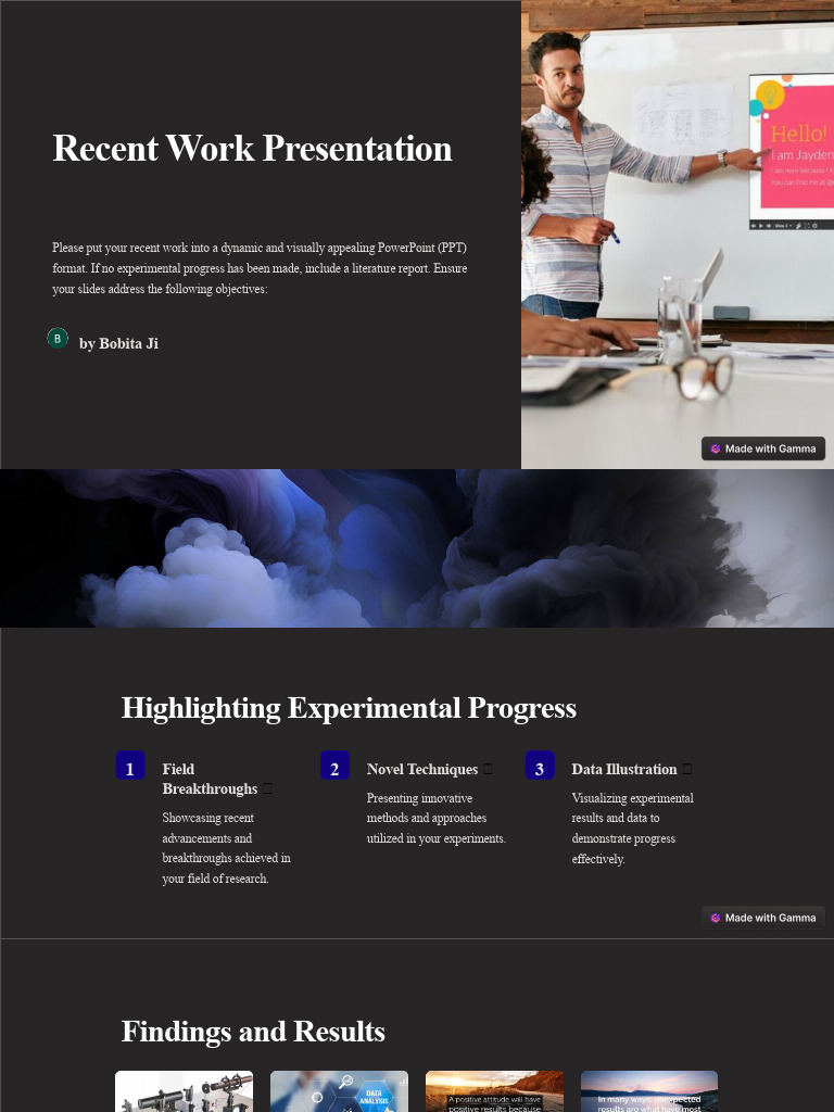 Recent Work Presentation | PDF