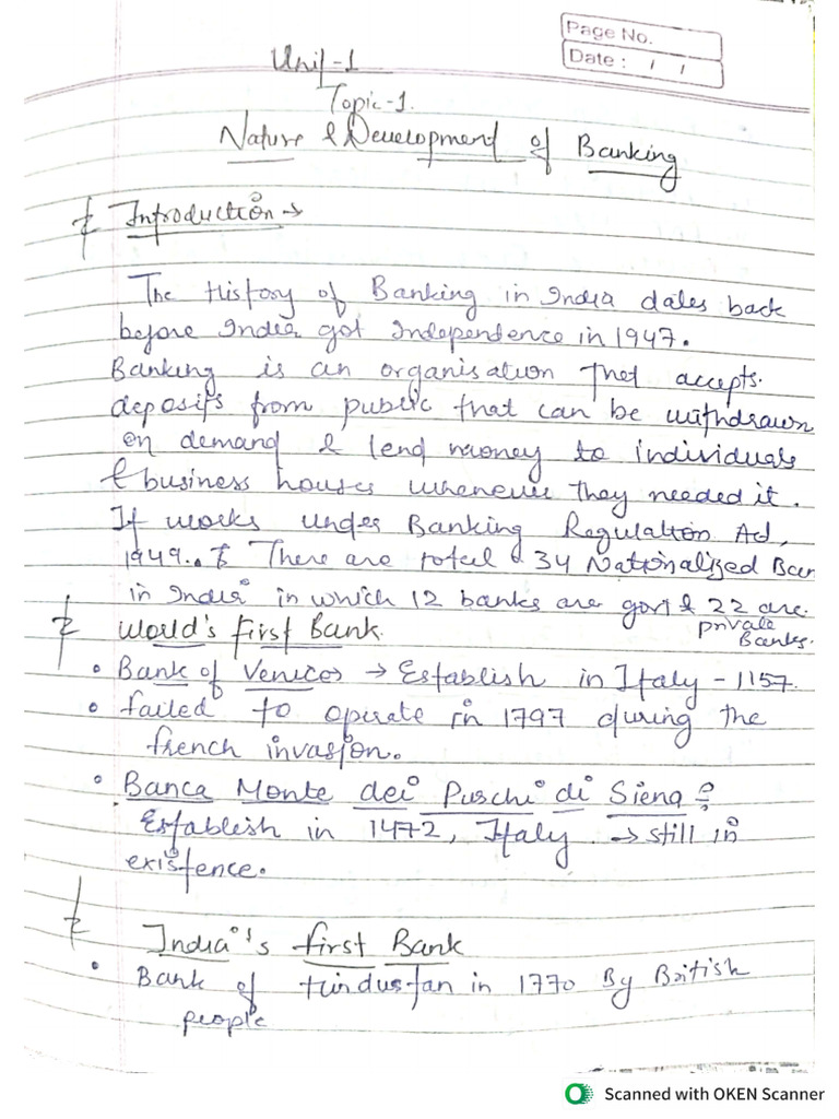 Banking Law Notes | PDF