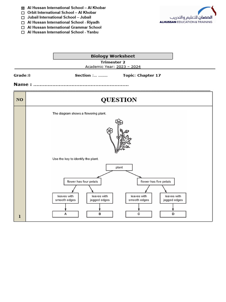 Using Keys Worksheet | PDF