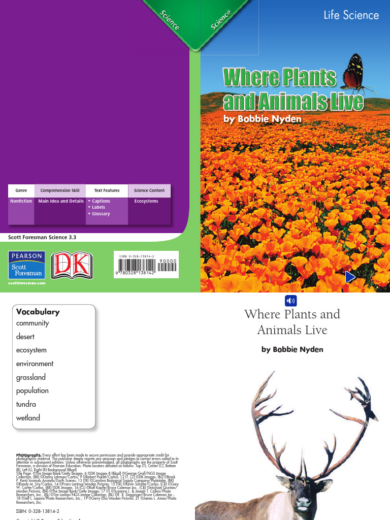 G3 - LSR - 1G - 3.03 Where Plants and Animals Live | PDF