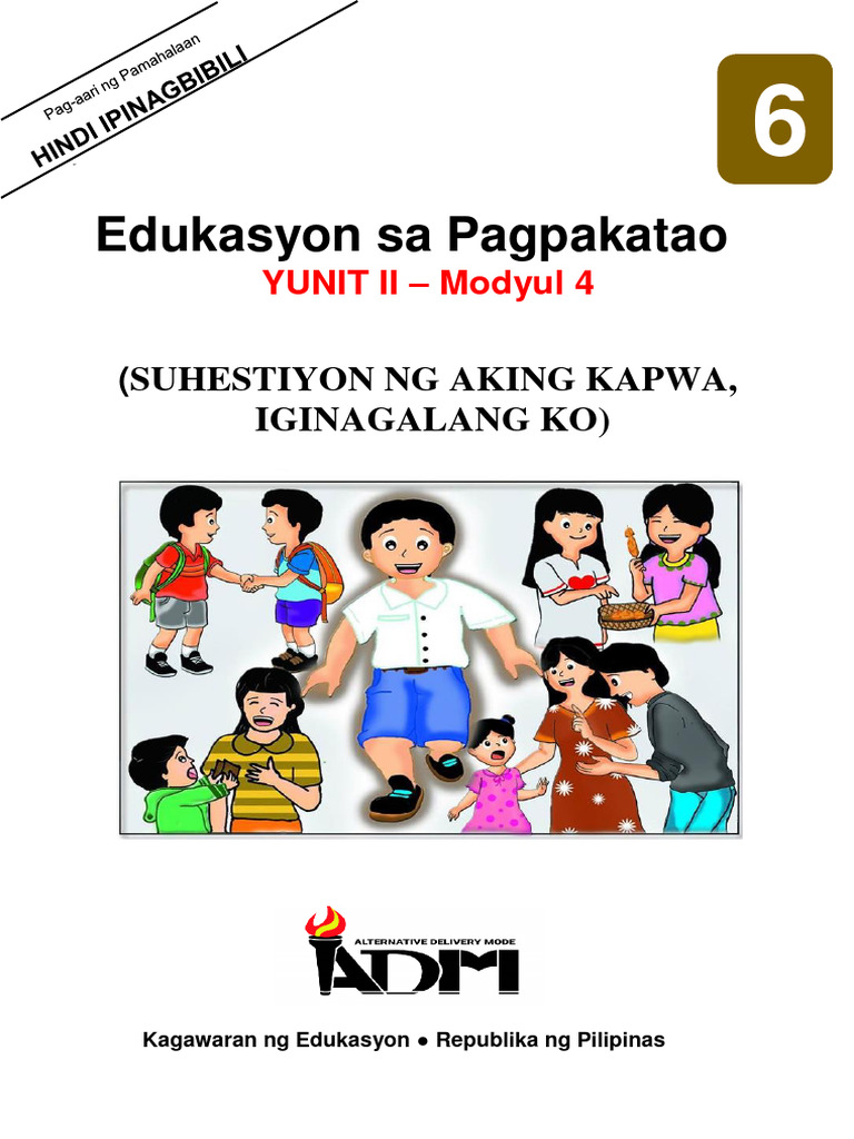 EsP6 - Q2 - Mod4 - v4 Paggalang Suhestyon Sa Kapwa Rojalyn C. Abalos | PDF