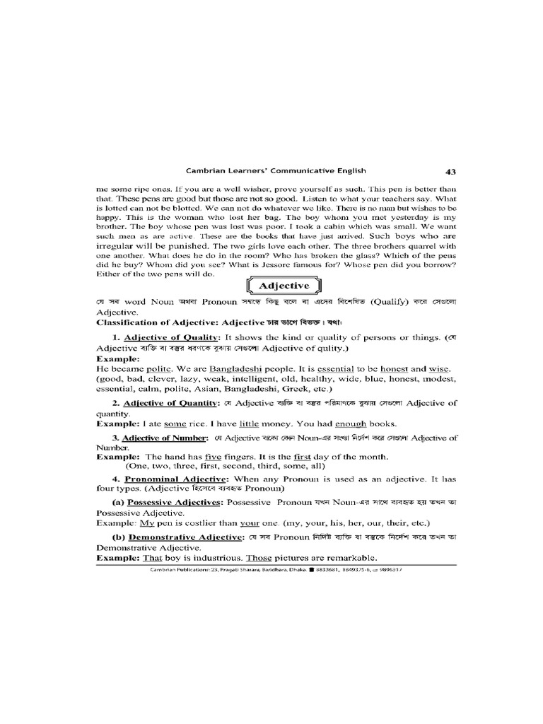 Pages From Grammer Book Collage-4 | PDF