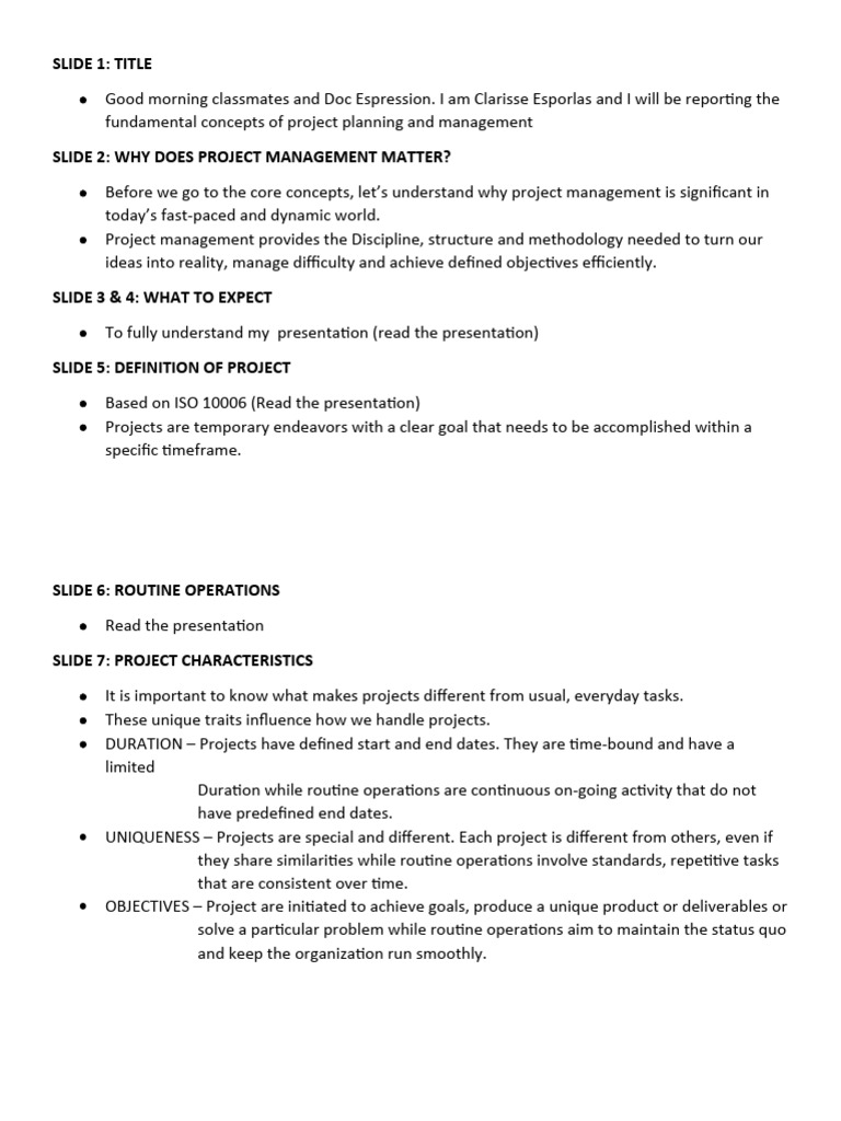 MGT GUIDELINE - PROJECT PLANNING | PDF | Project Management | Risk ...