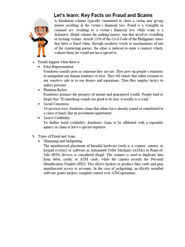 Fraud and Scam - Consumer Protection | PDF | Phishing | Automated ...