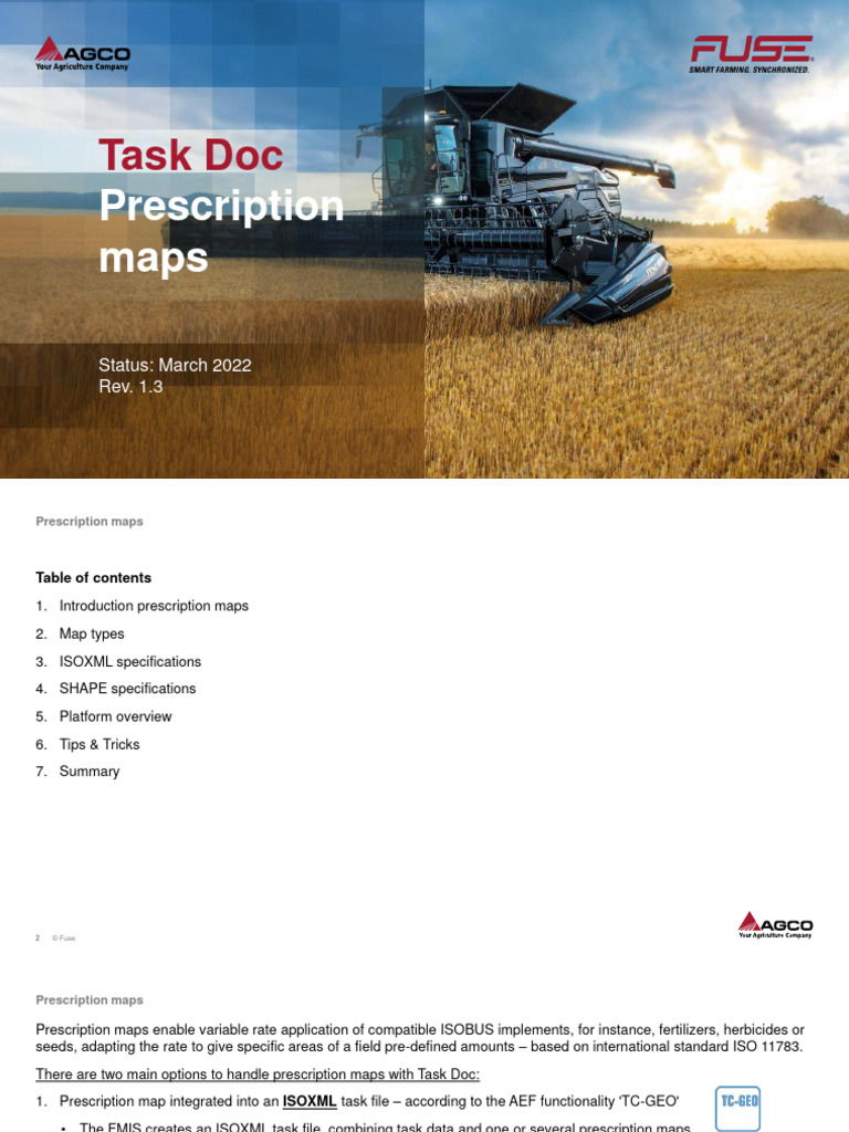 EN - Task Doc Prescription Maps Rev1.3 | PDF | Computer File | Computing