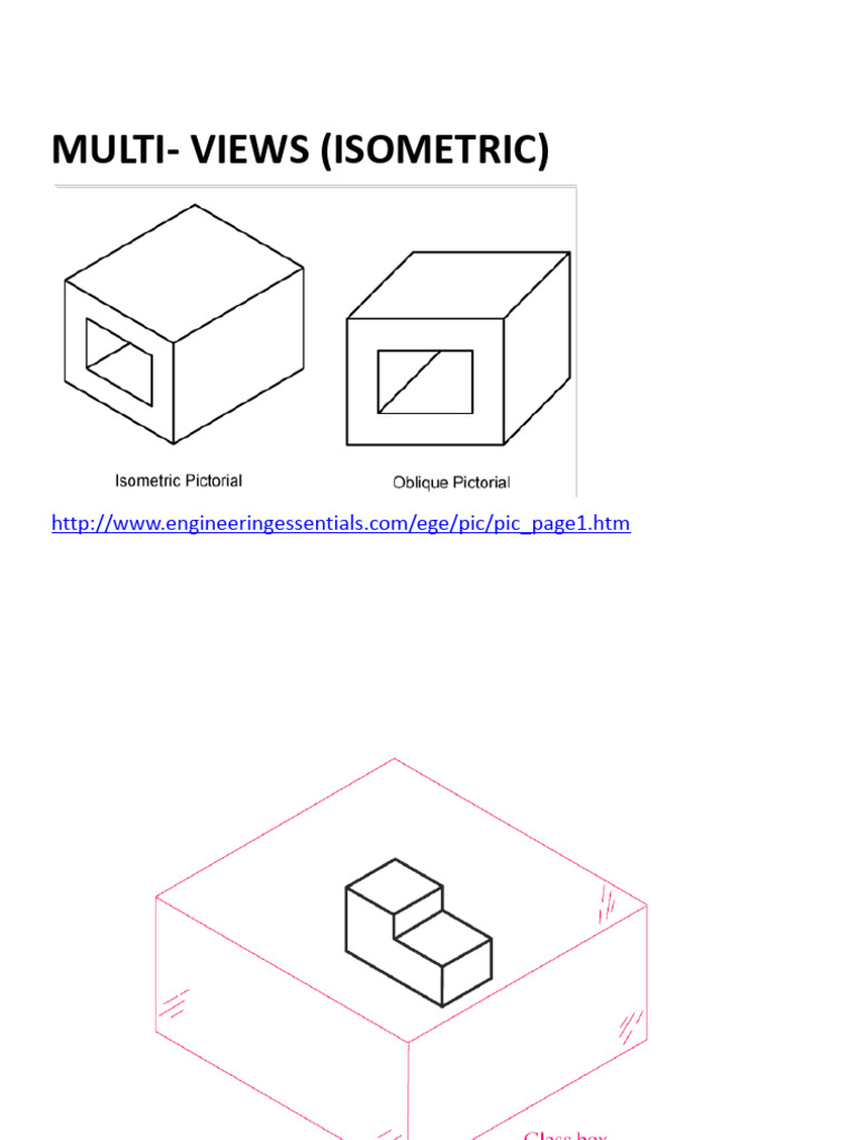 3 Orthographic Multi Vew 1 | PDF | Classical Geometry | Euclidean Geometry
