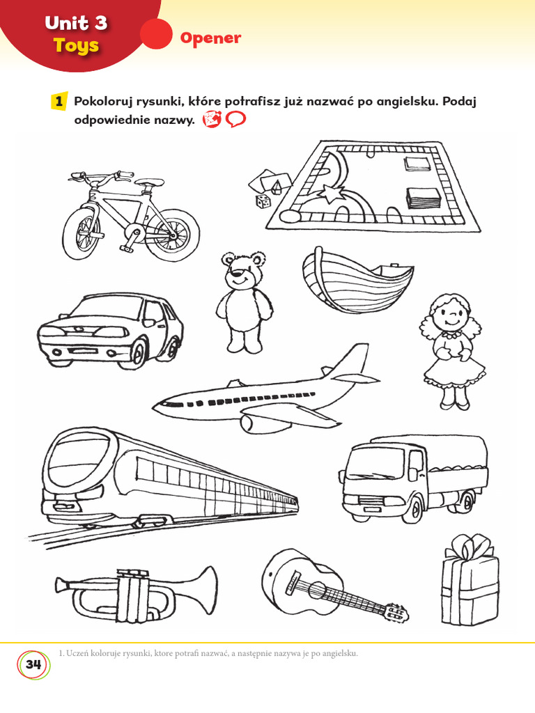 Hello Explorer 1 Zeszyt Cwiczen Unit 3 | PDF