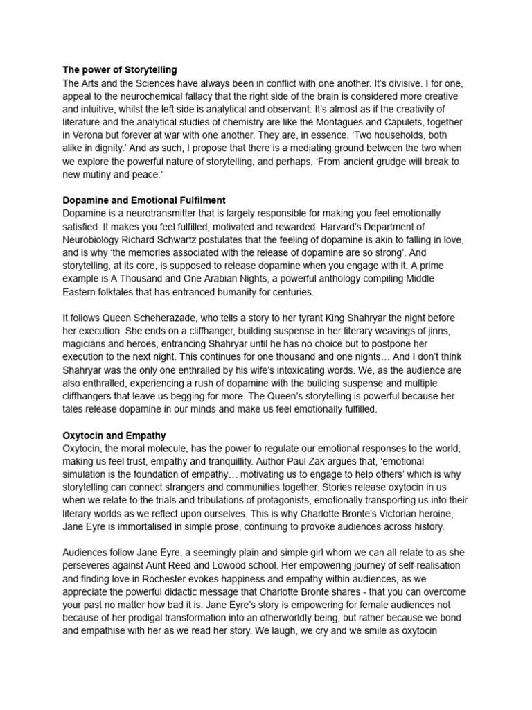 Example Student Discursive | PDF | Jane Eyre | Empathy