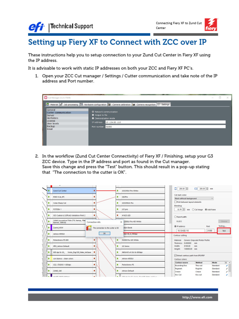 XF Connection To ZCC Over IP | PDF