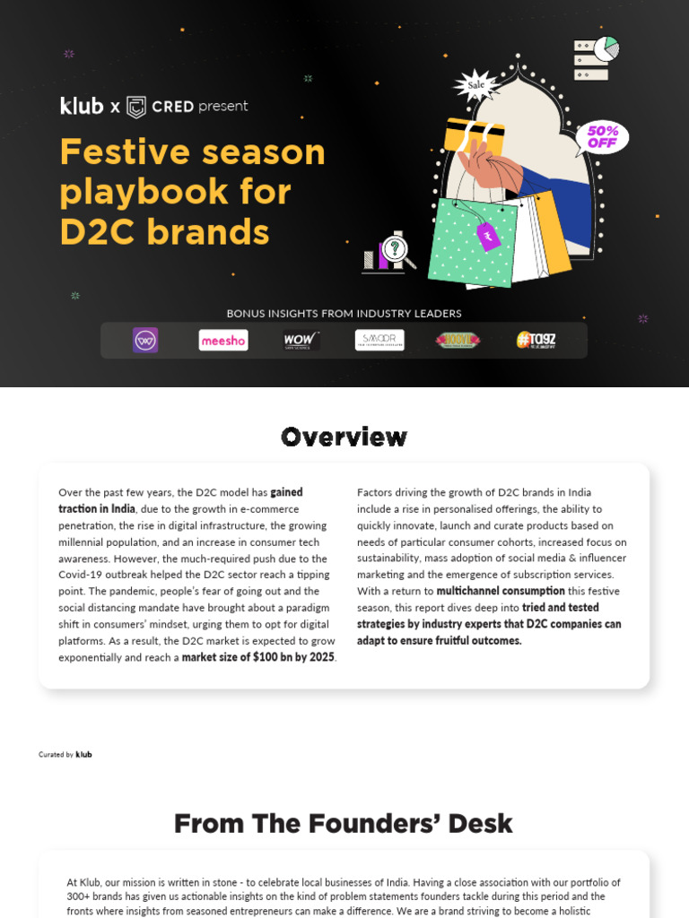 (Klub) D2C Festive Season Playbook | PDF | E Commerce | Retail