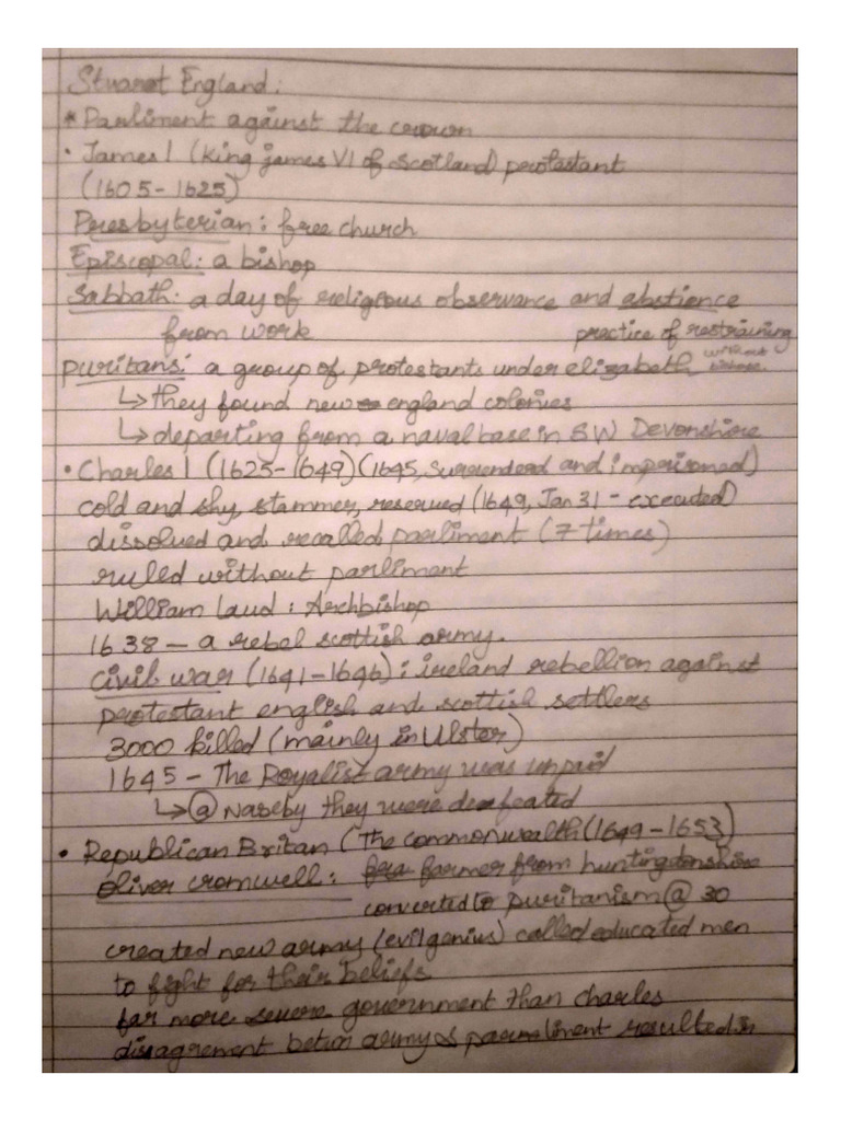 HOE Stuart England | PDF