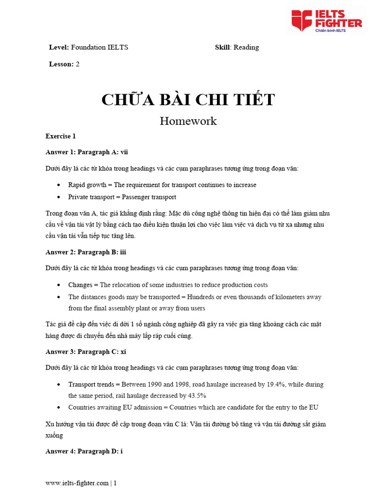 Hw Fighter 4 Reading Matching Headings Pdf