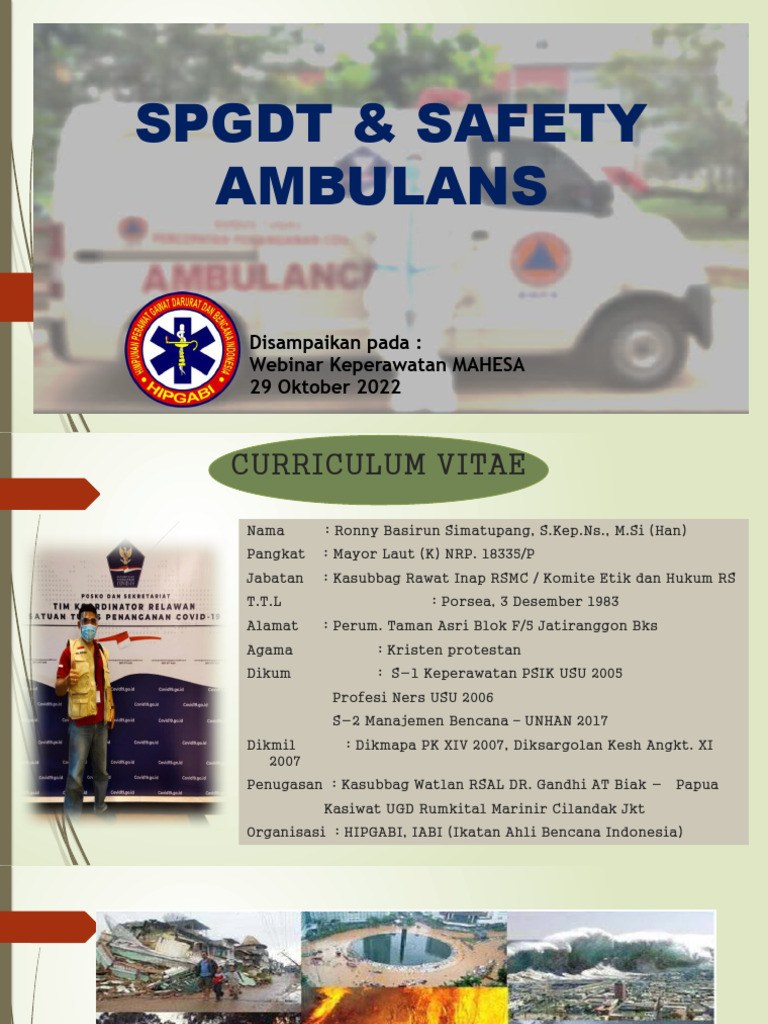 01. Ns. RONI - SPGDT & SAFETY AMBULANCE NEW (P) | PDF