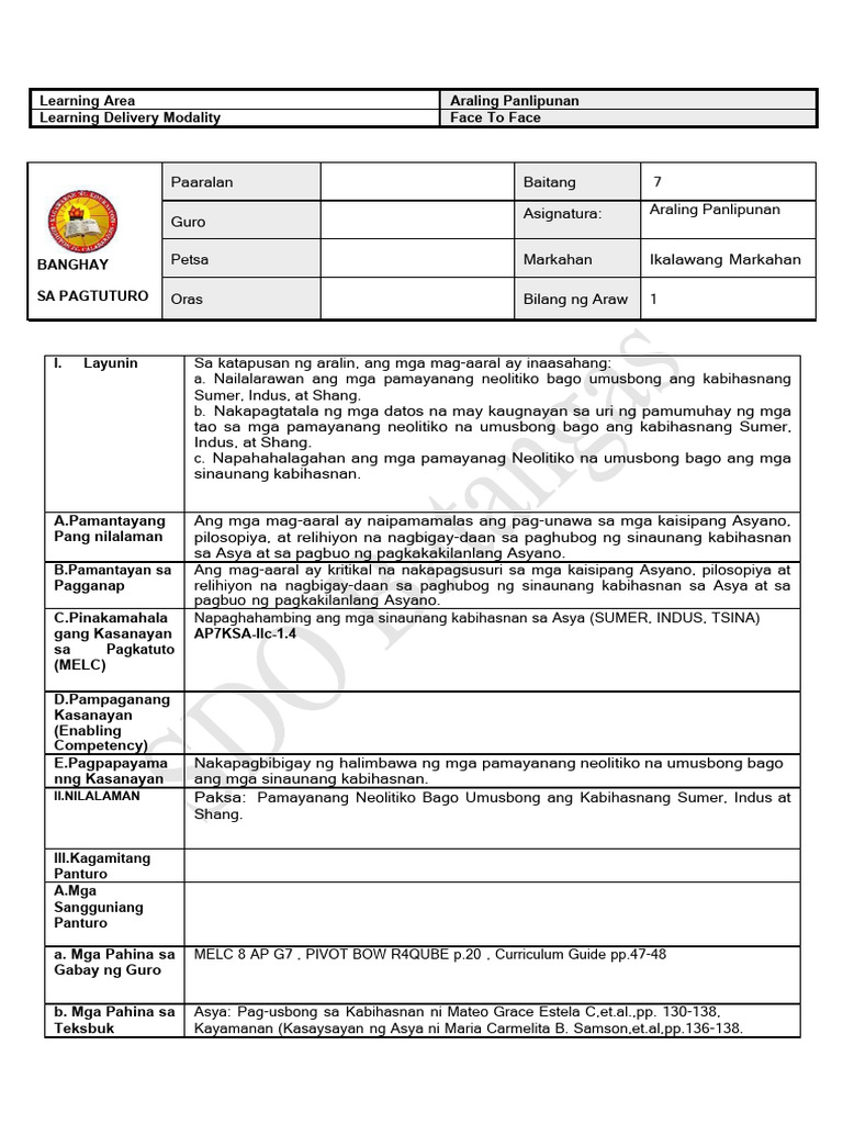 Ap7 Q2 Week2 Day2 | PDF