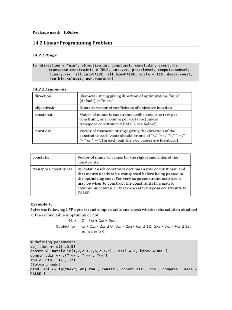 LPP, Transportaion Problem and Assignment Problem | PDF