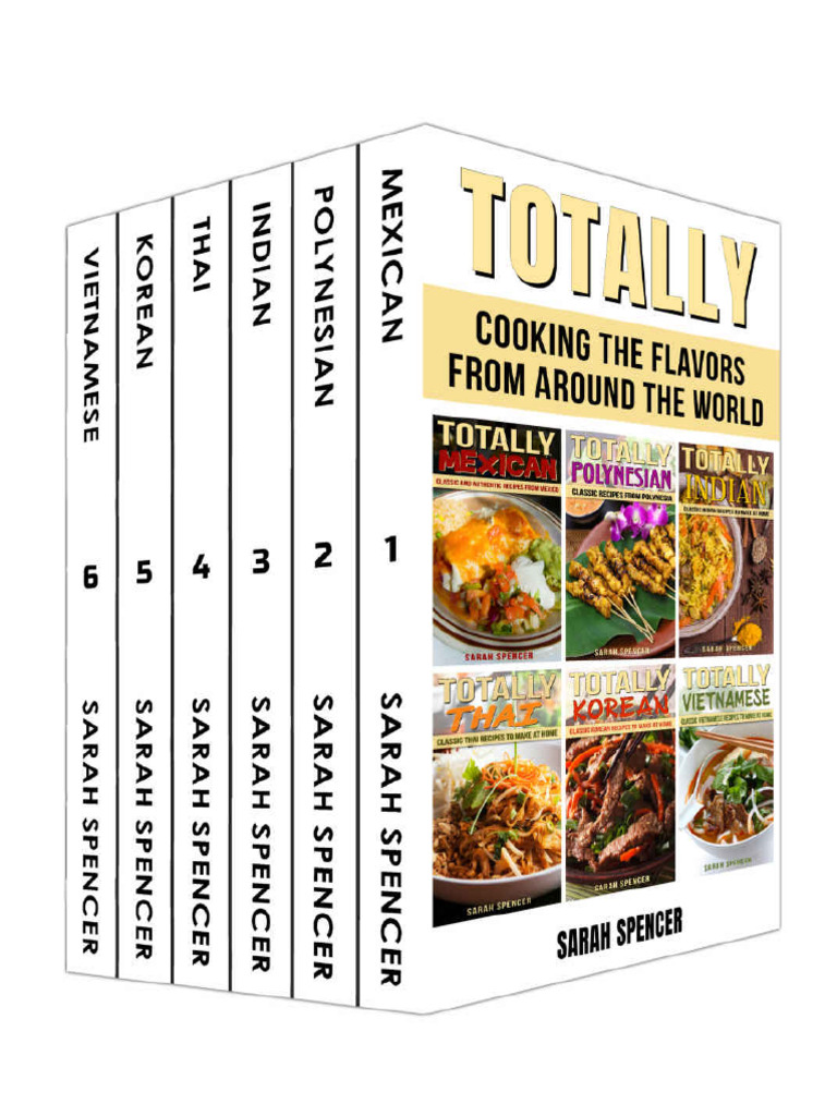 Totally Cookbooks Cooking Flavors From Around The World 6 Books | PDF ...
