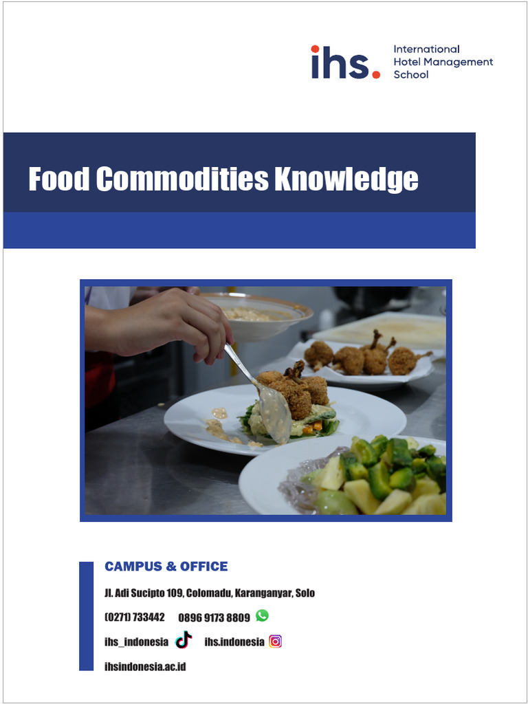 Understanding Food Commodities in Culinary | PDF | Wellness