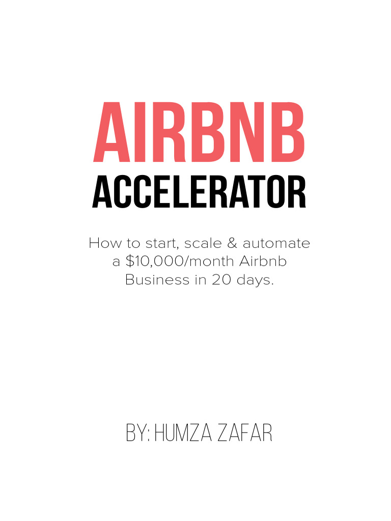 Airbnb Accelerator | PDF