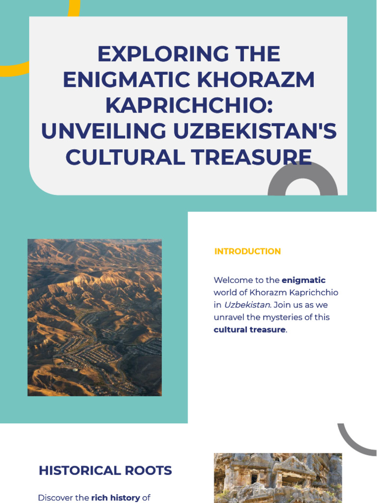 Exploring The Enigmatic Khorazm Kaprichchio Unveiling Uzbekistan Cultural Treasure Self Study by ...
