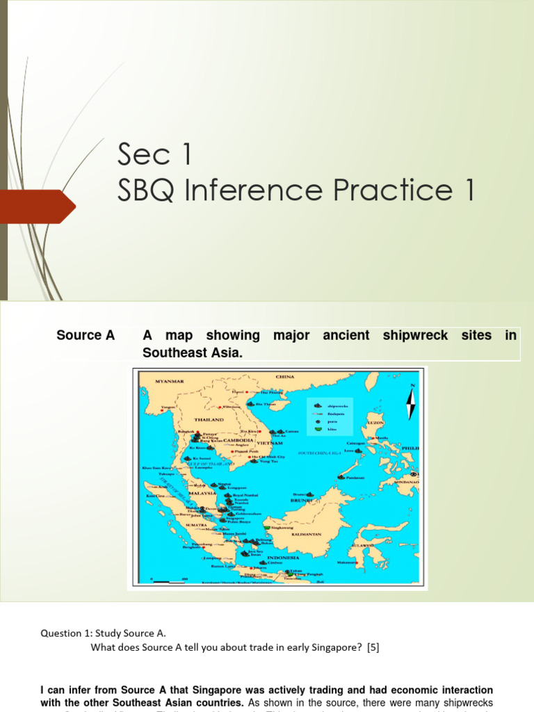Sec 1 SBQ Inference Practice 1 (With Answers) | PDF