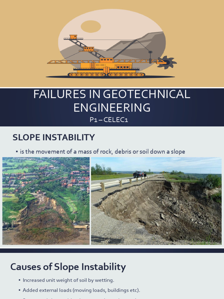 Failures in Geotechnical Engineering | PDF