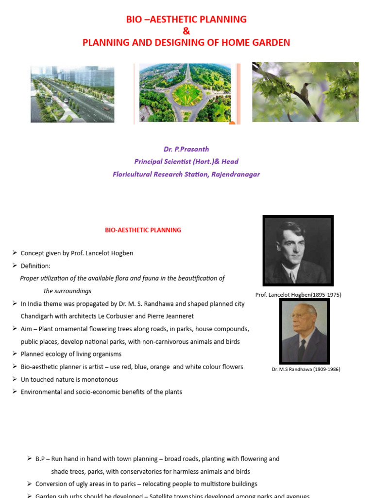 Bio - Aesthetic Planning | PDF | Gardens | Parks