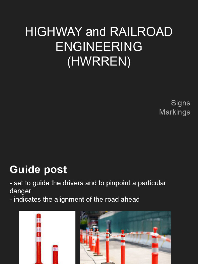 Traffic Signs | Download Free PDF | Road | Road Surface
