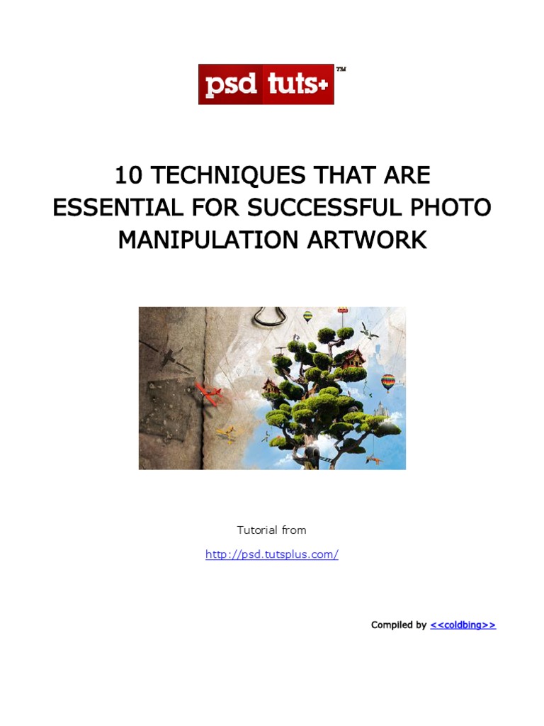 10 Techniques That Are Essential For Successful Photo Manipulation | PDF