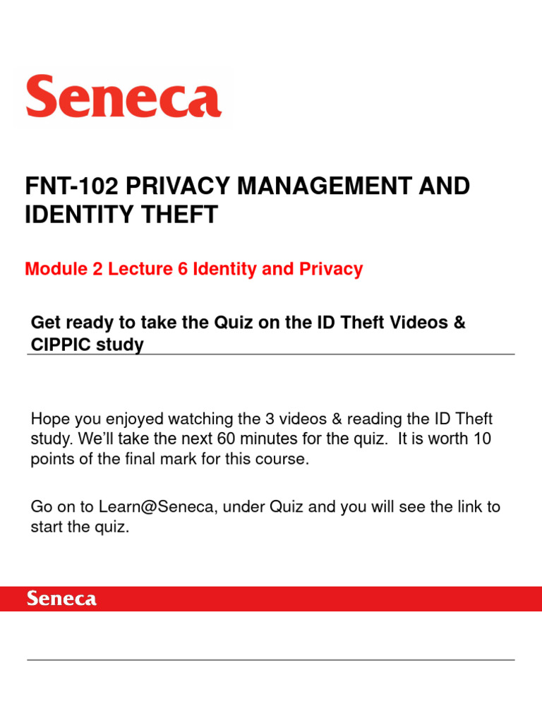 Seneca FNT102_Module_02 Lecture 6 Fall 2023 | PDF