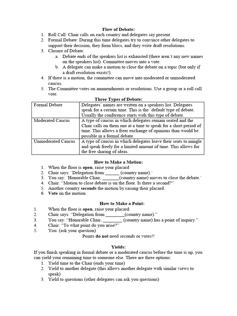 debate_vocabulary_copy | PDF | Government
