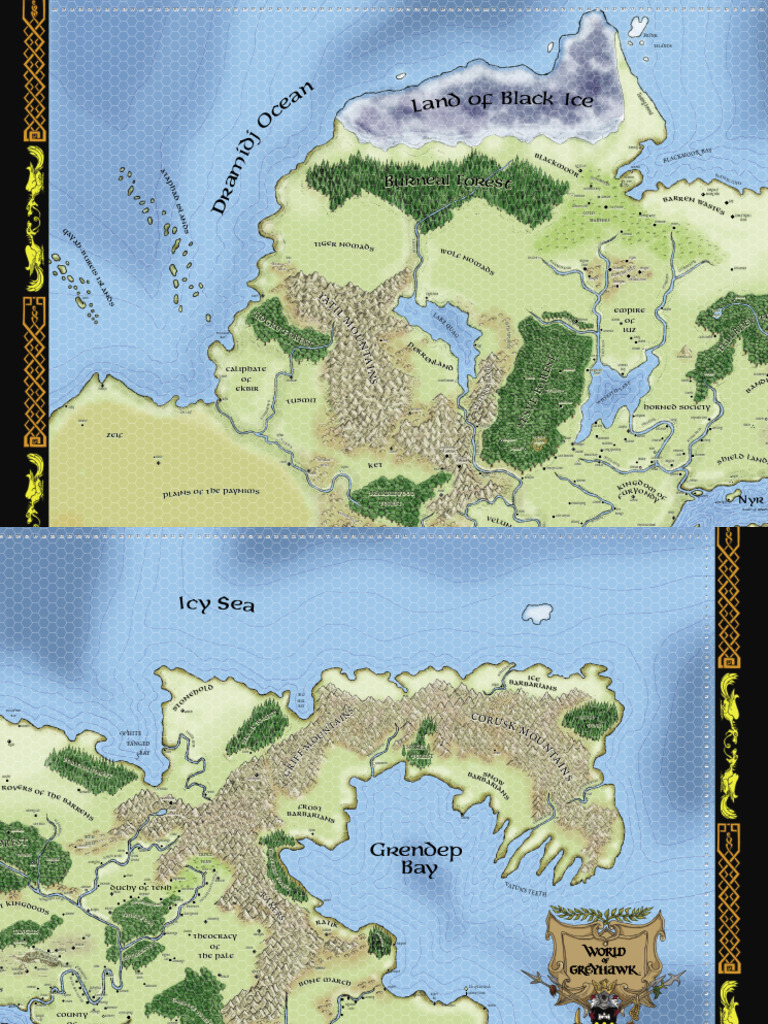 Dungeon Magazine - 118-121 Greyhawk Map_GRz9Zb | PDF | Chess | Chess Theory