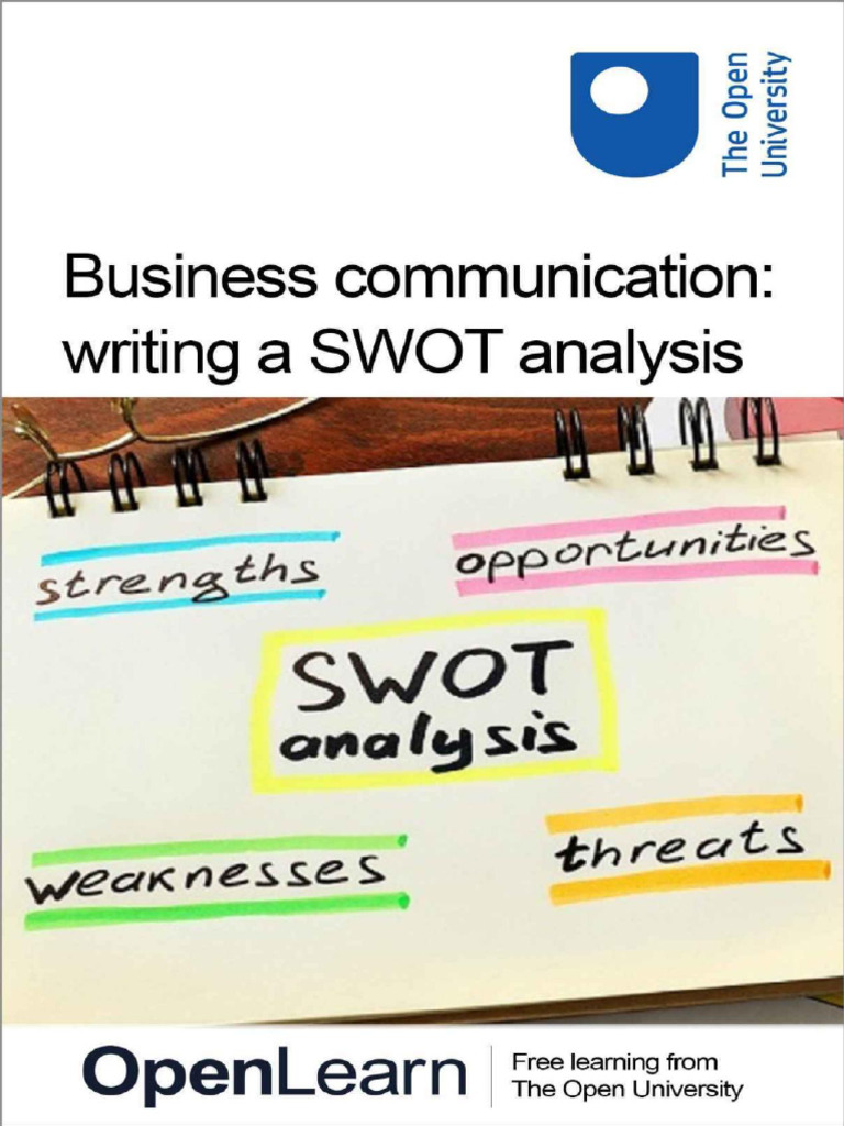Business Communication Writing A SWOT Analysis (The Open University ...