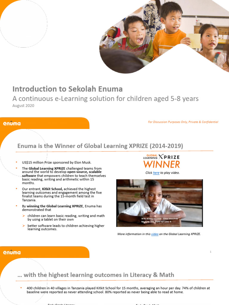 Enuma Intro Deck-Min | PDF | Literacy | Mobile App