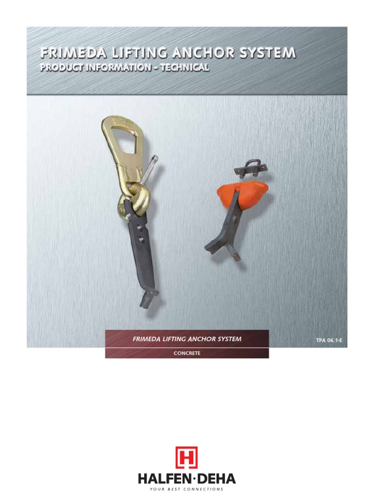 Frimeda Lifting Anchors | PDF | Galvanization | Clutch