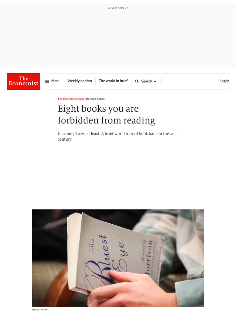 Eight Forbidden Books to Read | PDF | The Economist