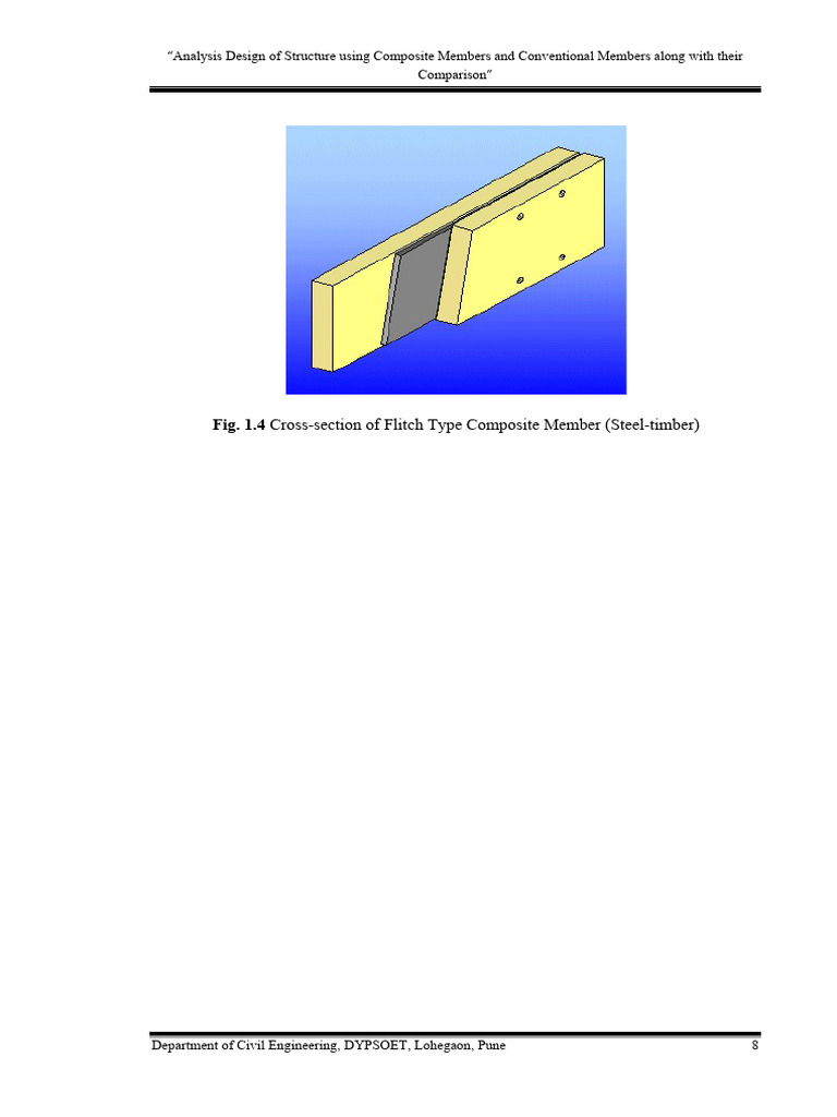 Composite and Conventional Members Comparison - Thesis - Part2 | PDF ...
