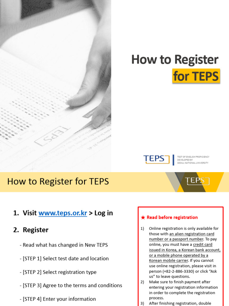 Registration Guide For Foreigners | PDF
