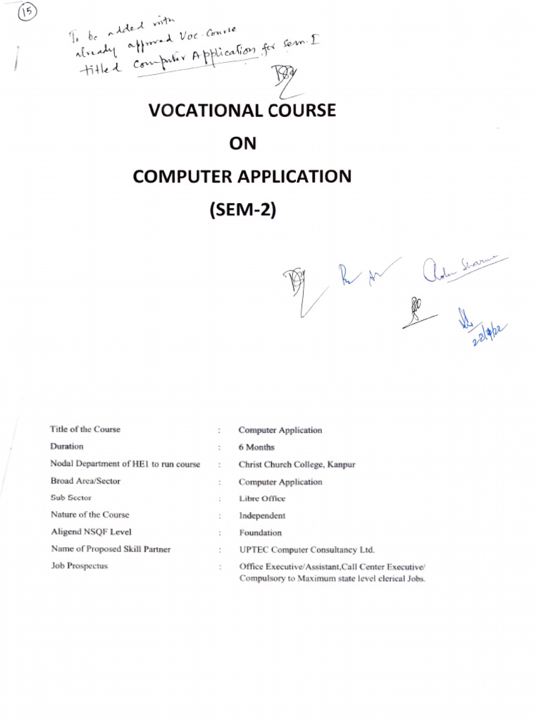 Computer Applications (2,3,4-Sem) For Undergraduate Vocational Courses ...