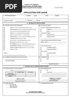 Form 6 Application For Leave - Updated 2025 | PDF | Sick Leave | Social ...