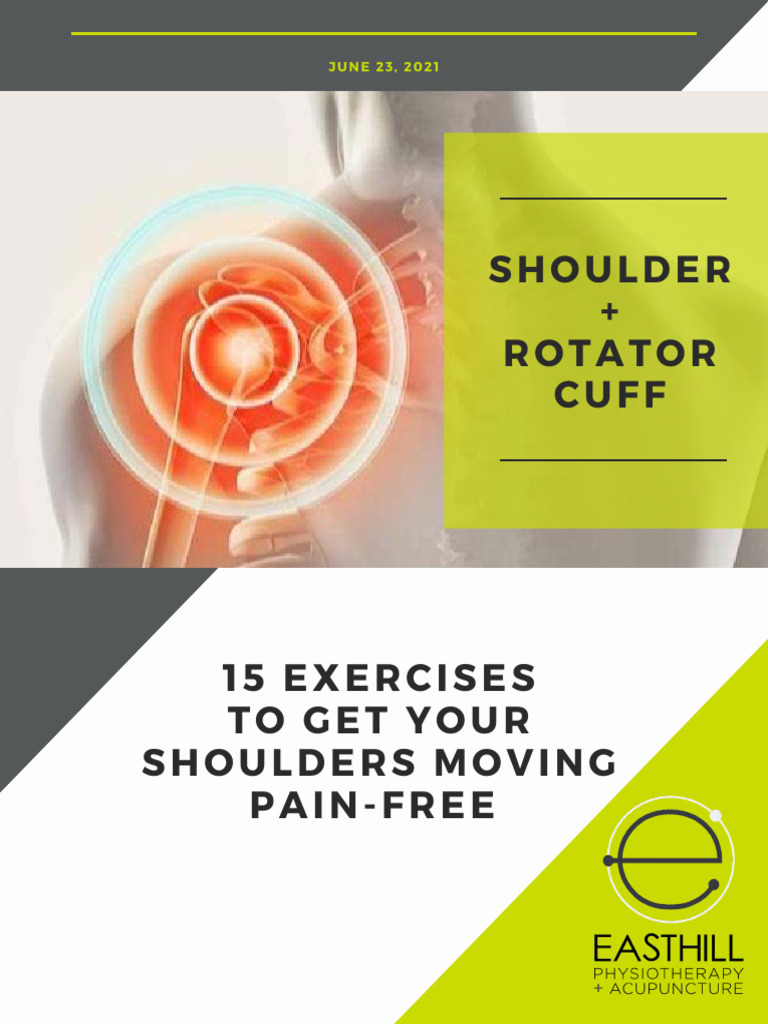 15 Pain-Free Shoulder Exercises | PDF | Anatomical Terms Of Motion | Elbow