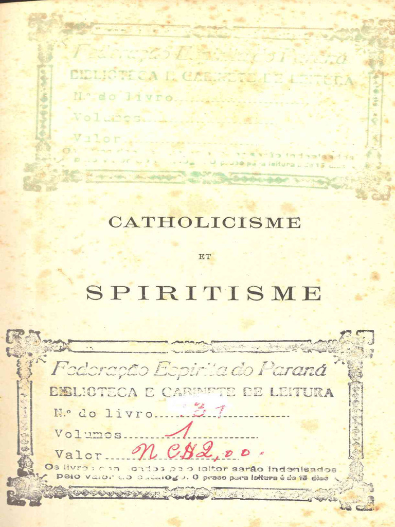 Catholicisme Et Spiritisme | PDF