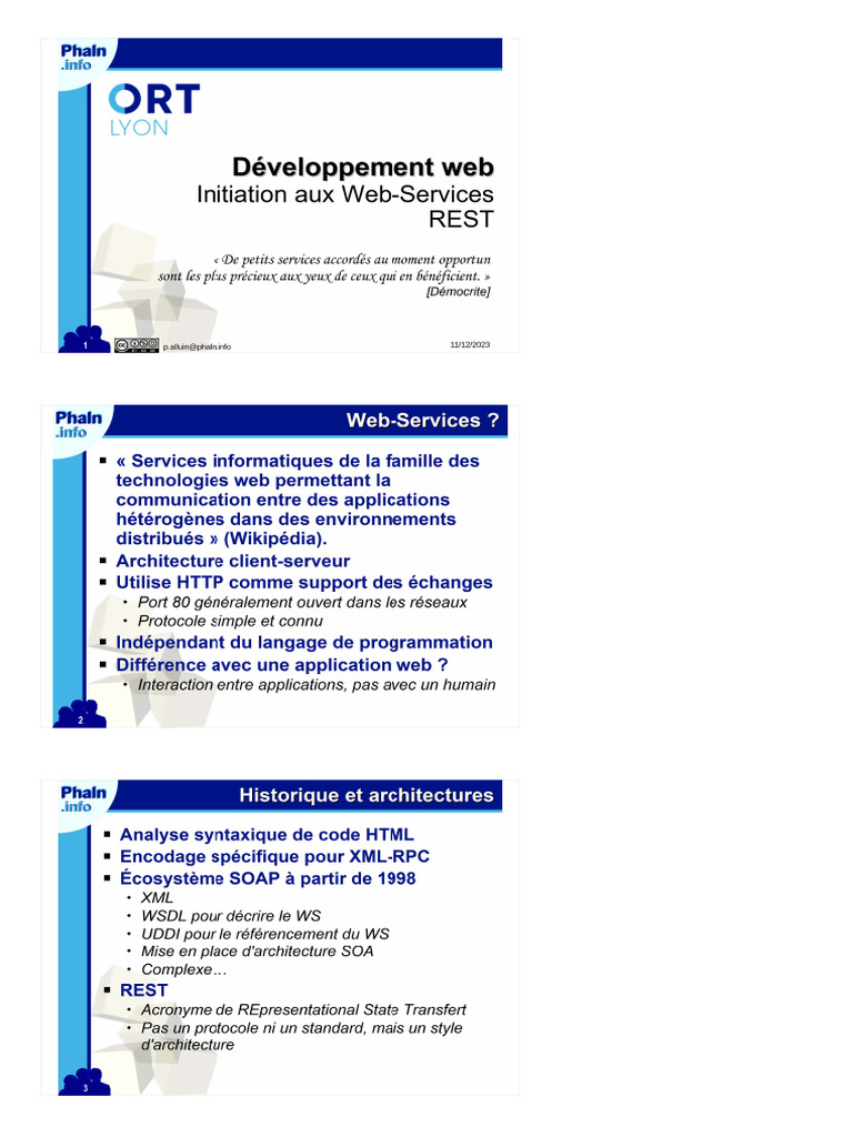 9 PHP Diapo Rest-Json | PDF