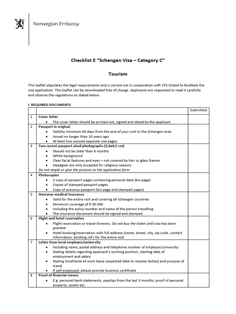 Checklist and Questionnaire E Tourist | PDF | Travel Visa | Government ...