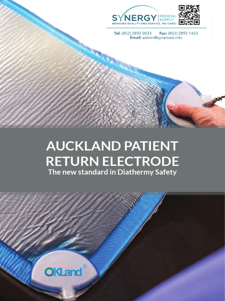 Auckland Patient Return Electrode Brochure | PDF | Medicine