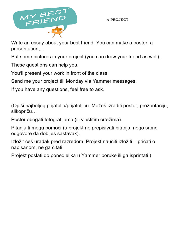 My Best Friend | PDF