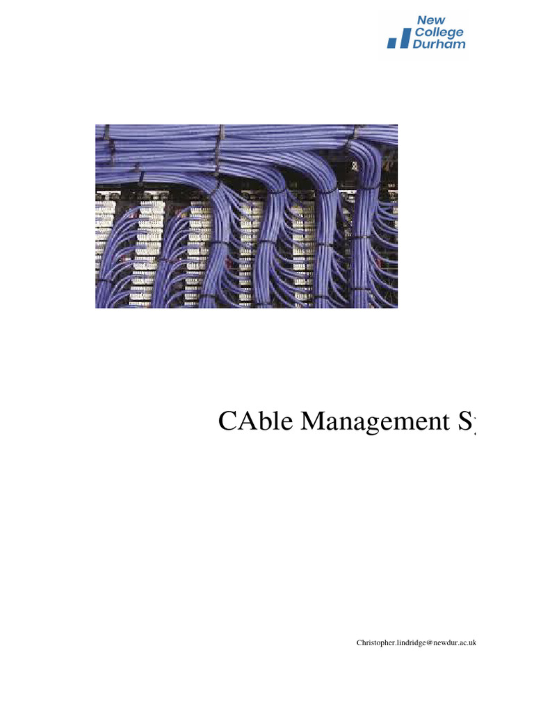 Cable Management | PDF
