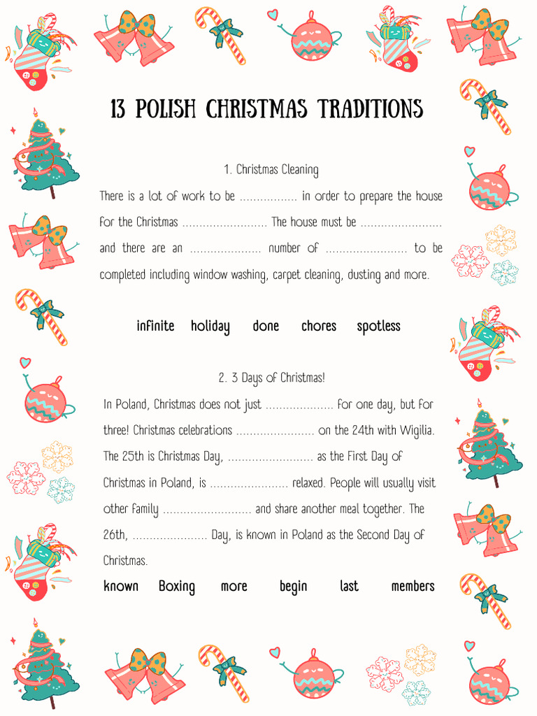 13 Polish Christmas Traditions | PDF | Christmas Eve | Christmas