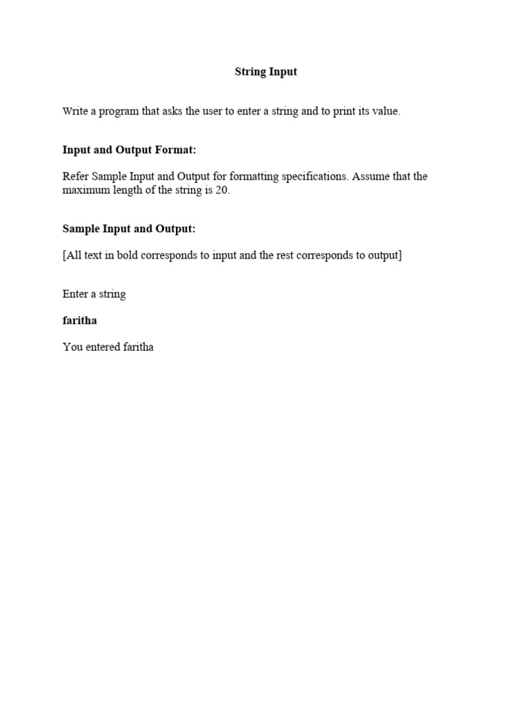 1.input Output Statements | PDF | String (Computer Science ... 1.input Output Statements | PDF | String (Computer Science ...